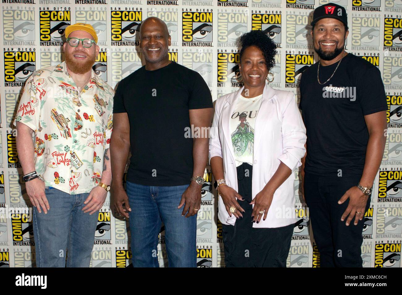 Marvin Jones, Rob Edwards, Felicia Singleton und Ray-Anthony Height ...