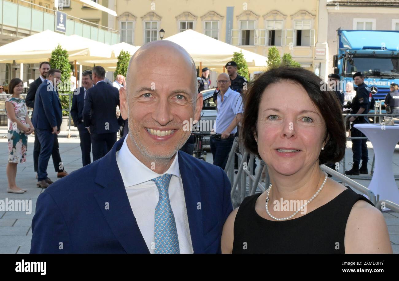 Eröffnung der Salzburger Festspiele 2024, am 26.07.2024. Das Bild zeigt ...