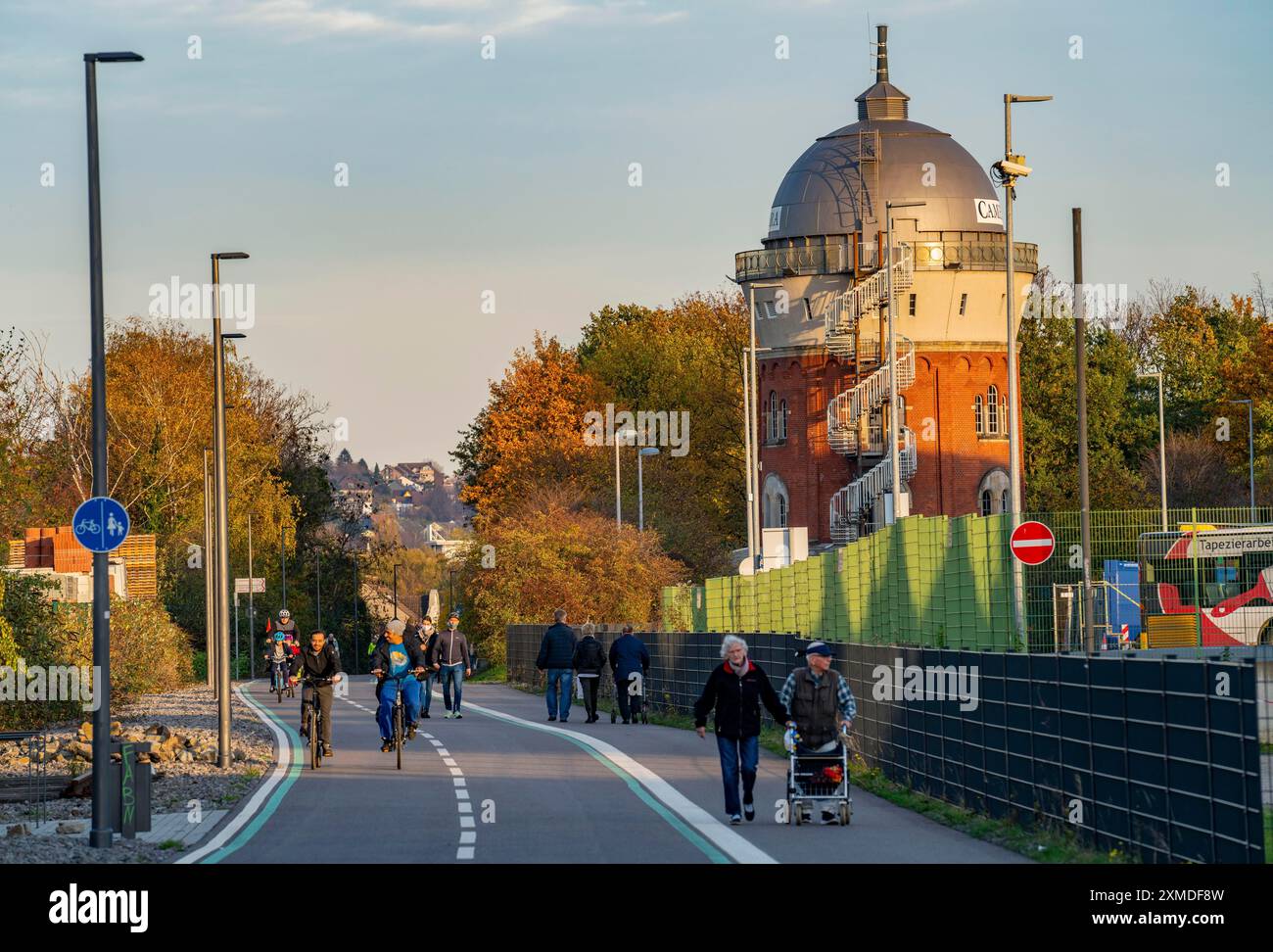 Radschnellweg Ruhr, RS1, Verlängerung in Mühlheim, gemeinsamer Radweg ...