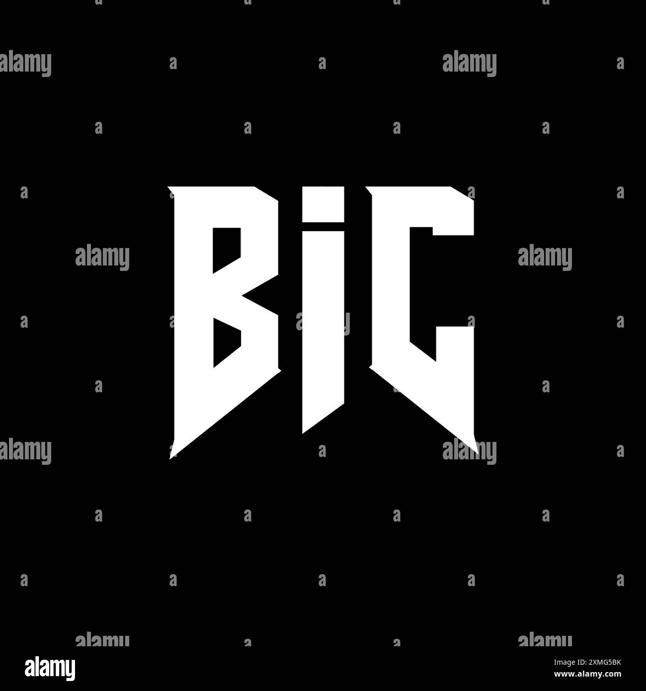 Bic logo design Stock-Vektorgrafiken kaufen - Alamy