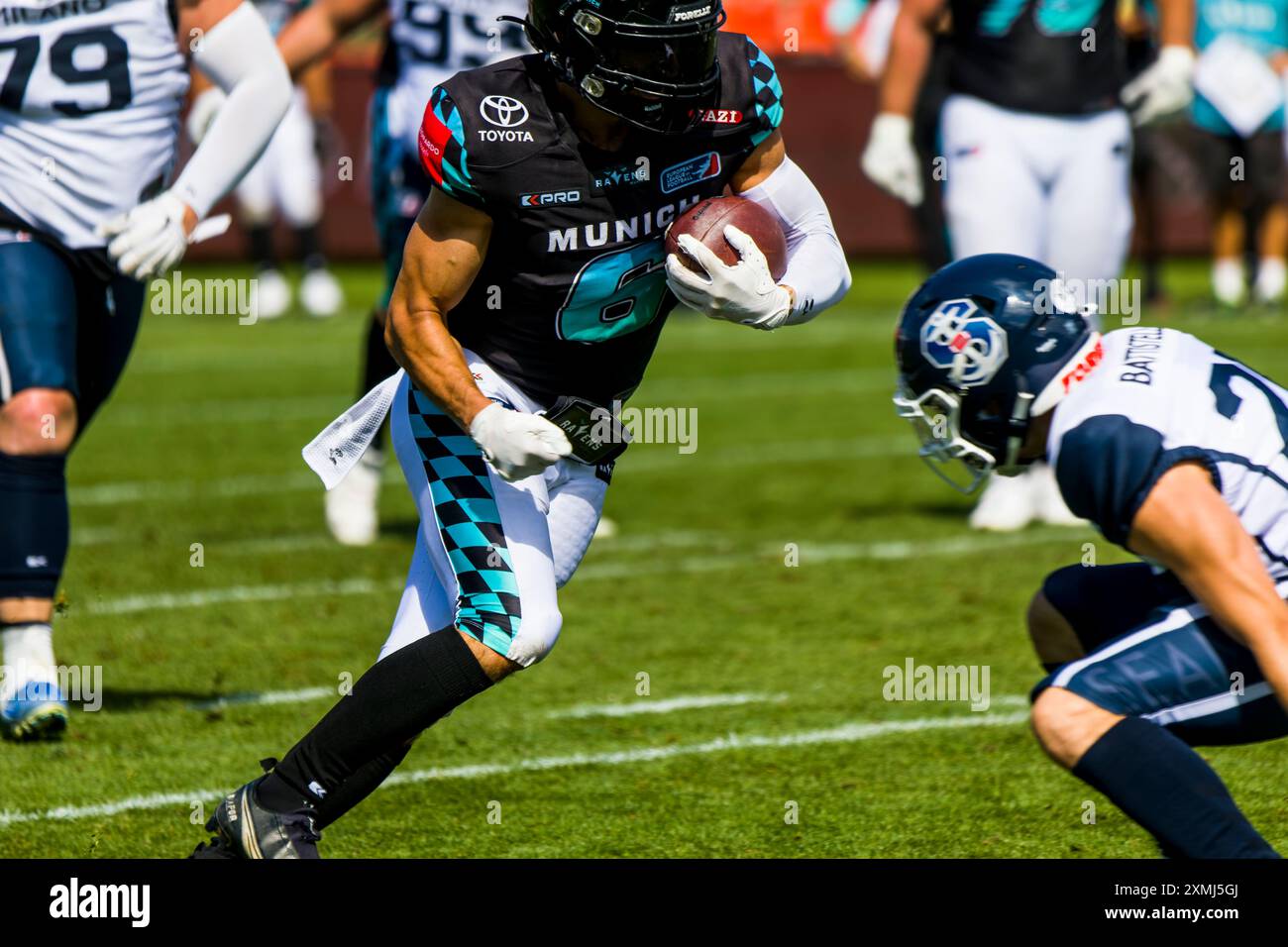 Europäische Fußballliga, elf/ Spiel: Milano Seamen in München Ravens am ...