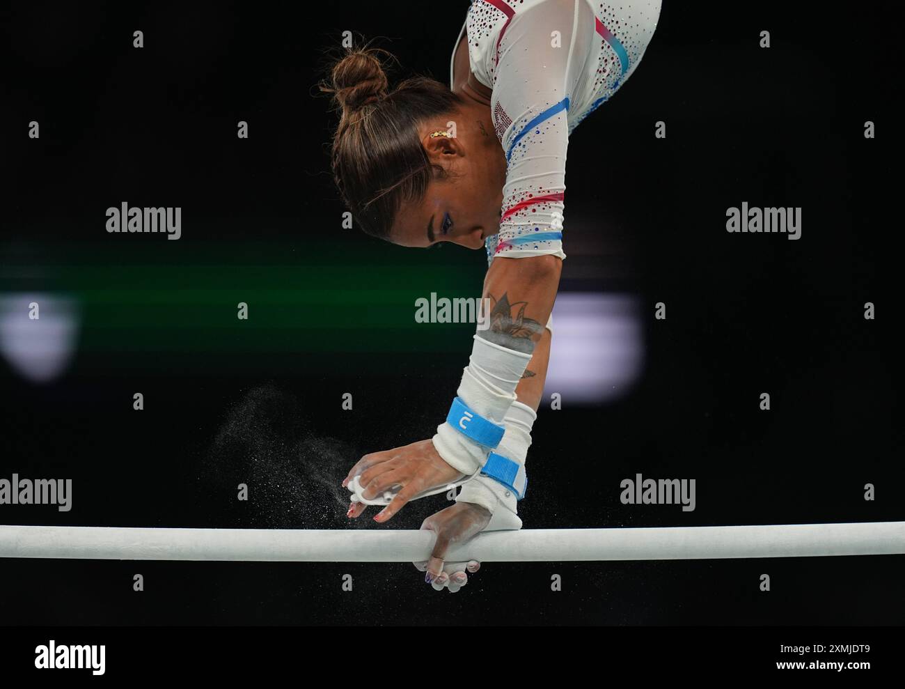 Paris, Frankreich. 28. Juli 2024. Marine Boyer (Frankreich) tritt in ...