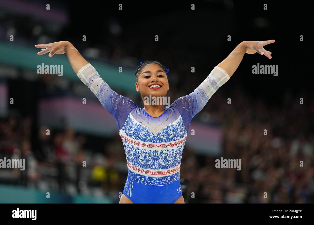 Paris, Frankreich. 28. Juli 2024. Hillary Heron (Panama) tritt beim ...