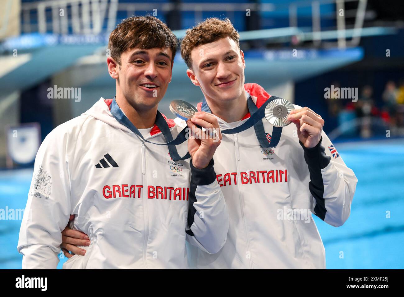 Paris, Frankreich. Juli 2024. Thomas Daley und Noah Williams aus ...