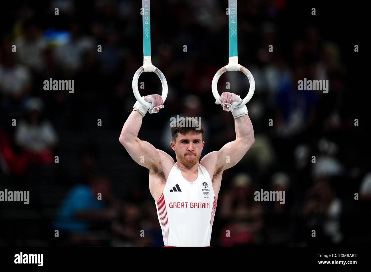 Der Brite Harry Hepworth am dritten Tag der Olympischen Spiele 2024 in ...