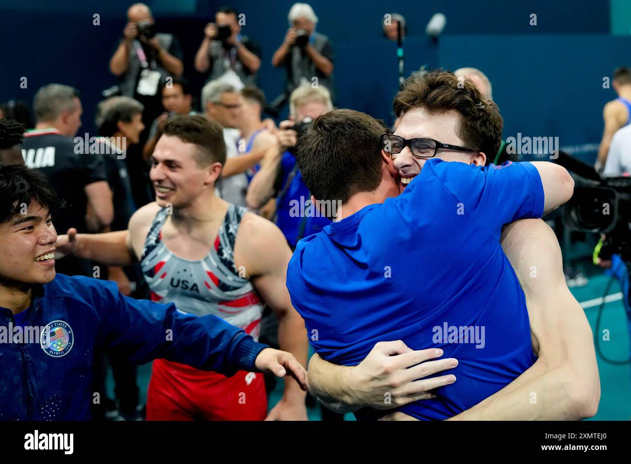 Paris, Frankreich. Juli 2024. PARIS, FRANKREICH - 29. JULI: Asher Hong aus den Vereinigten ...
