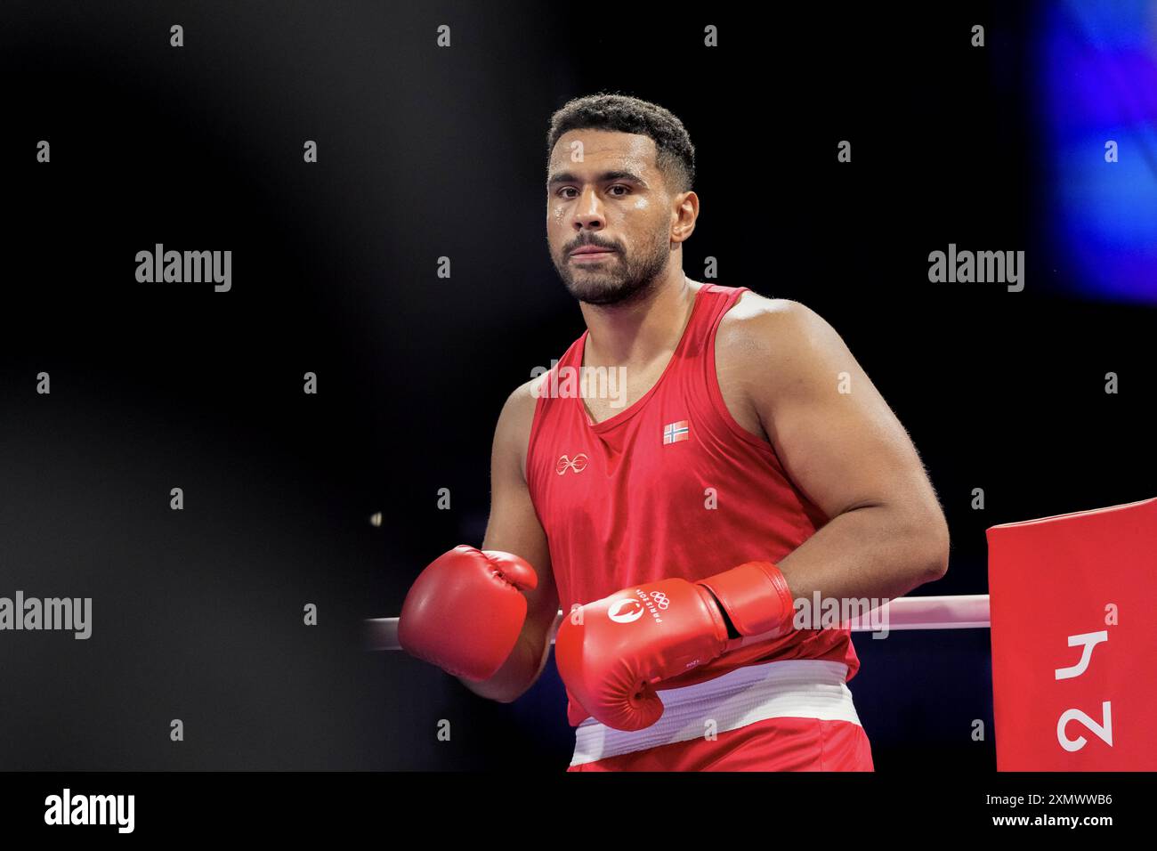 Paris, Frankreich 20240729. Der Norweger Omar Shiha und Usbekistans ...