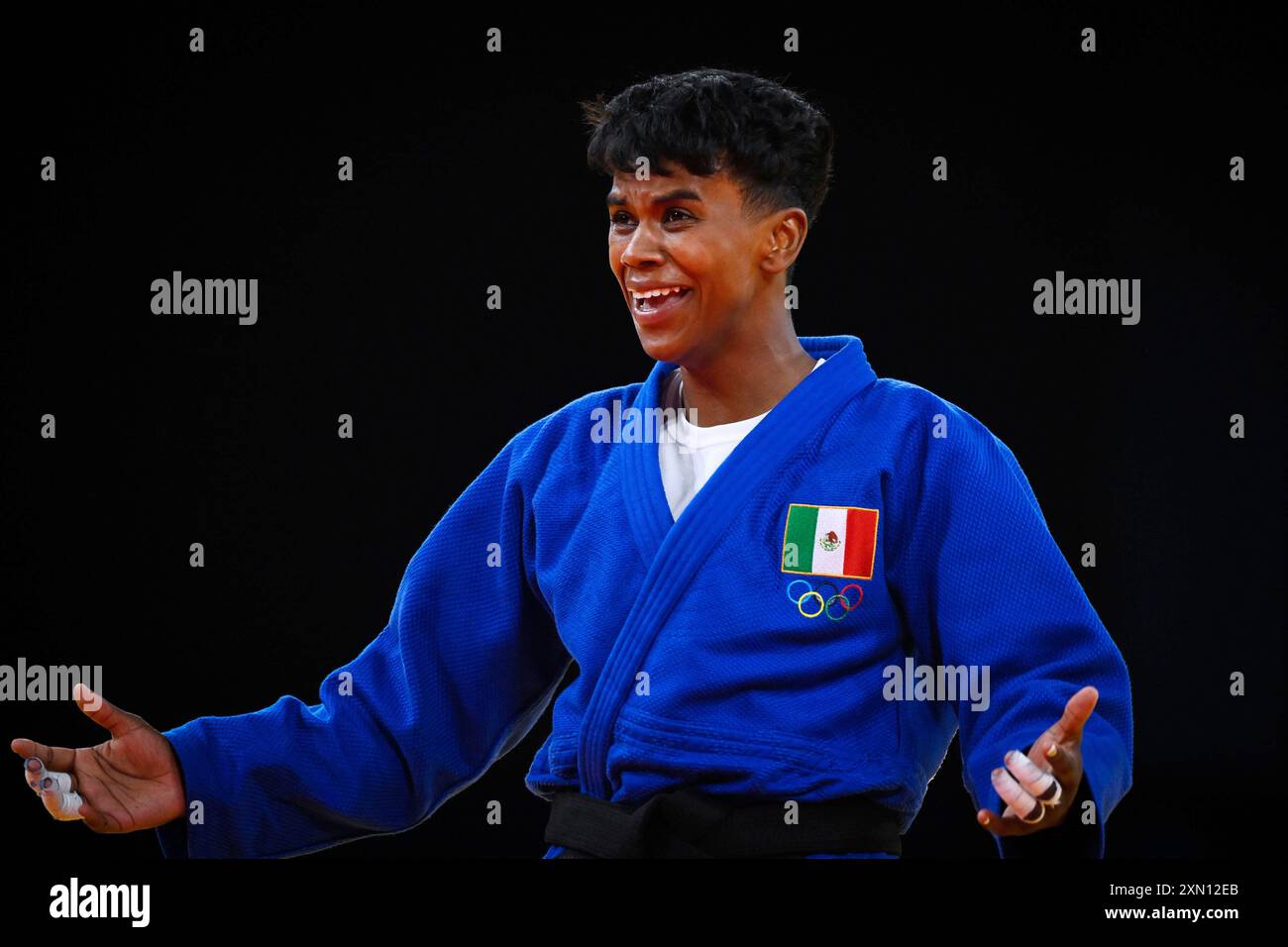 Prisca Awiti Alcaraz ( MEX ) feiert ihren Sieg gegen Katarina Kristo ...