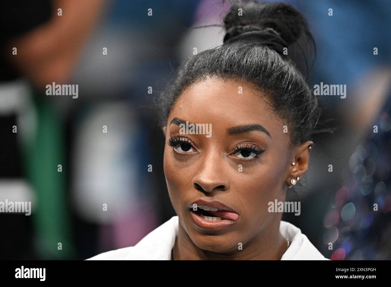 30. Juli 2024; Olympische Spiele in Paris, Bercy Arena, Paris, Frankreich, Tag 4; Finale der ...