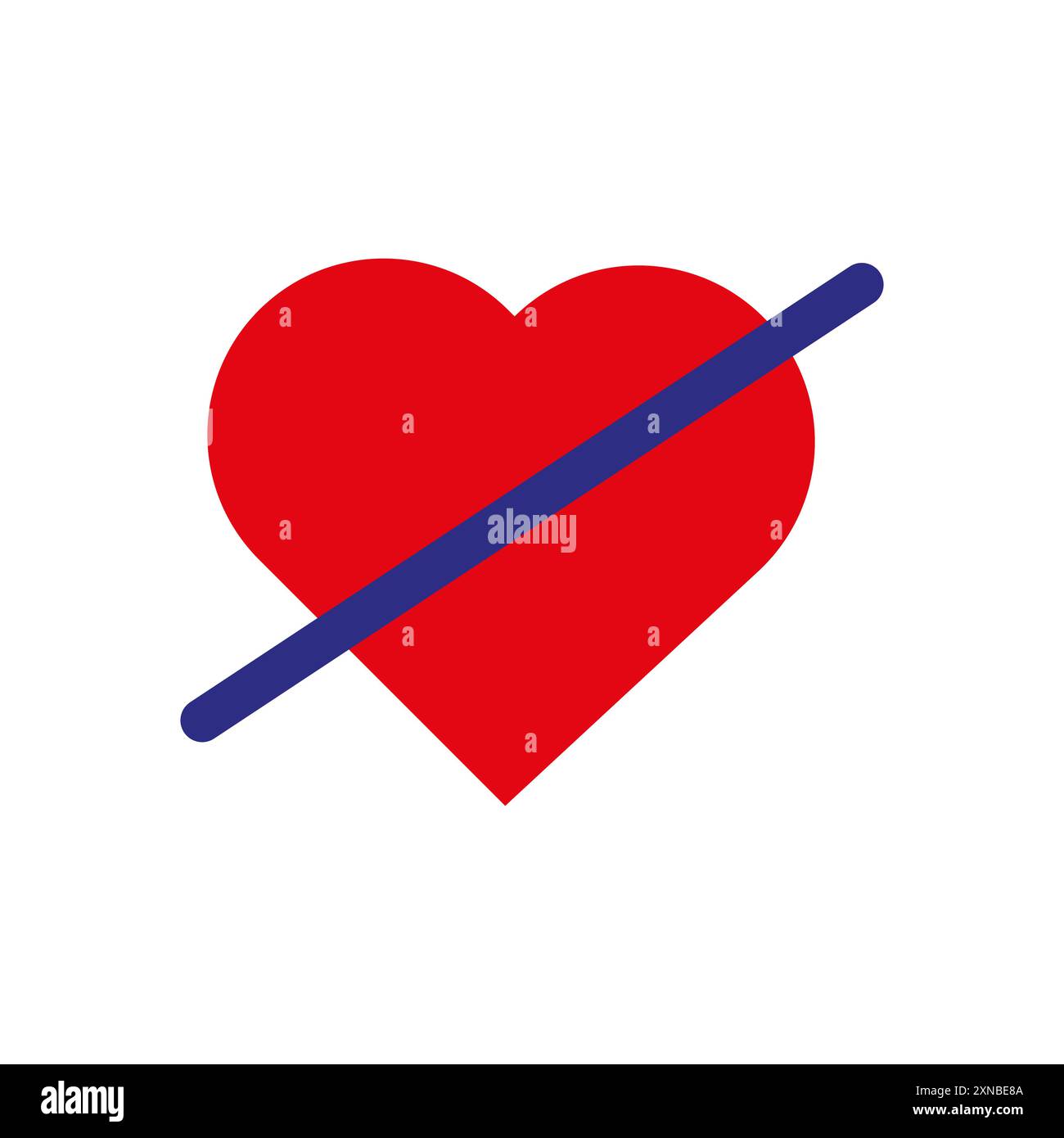 Kreuz durchgestrichen Stock-Vektorgrafiken kaufen - Alamy