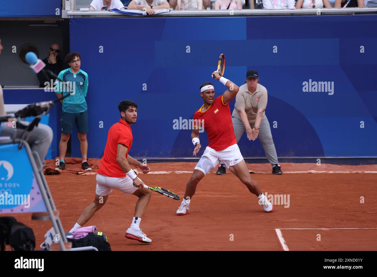 Paris, Frankreich. 30. Juli 2024. Olympische Spiele in Paris: Tennis ...