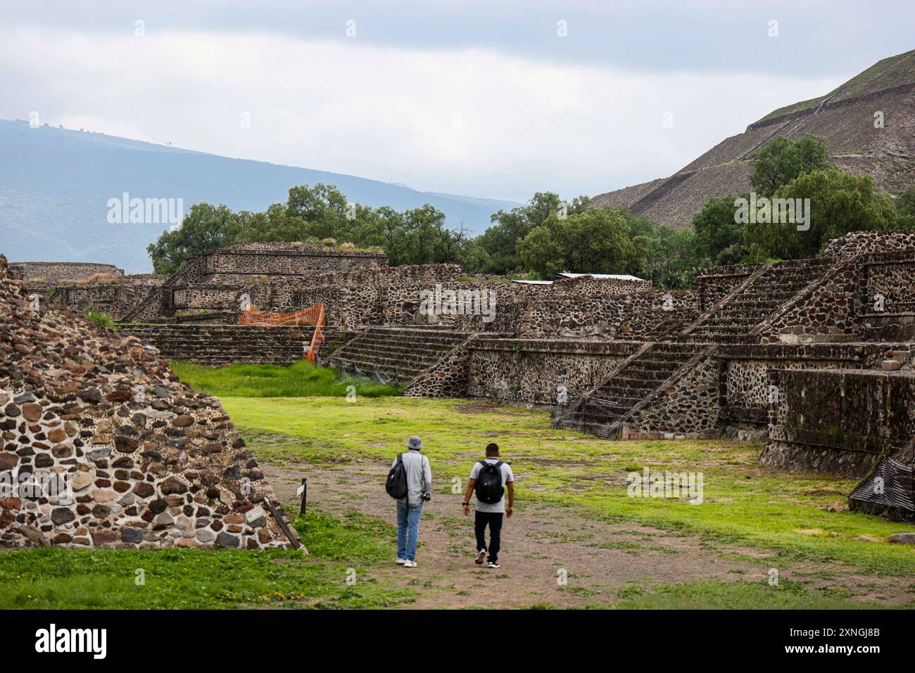 Archäologische Zone von Teotihuacan, der Stadt mit den größten ...