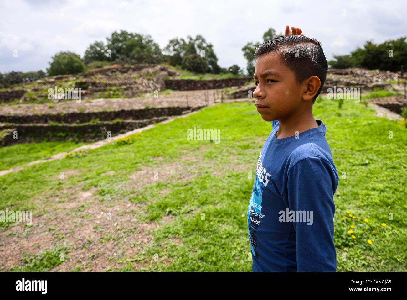 Archäologische Zone von Teotihuacan, der Stadt mit den größten ...