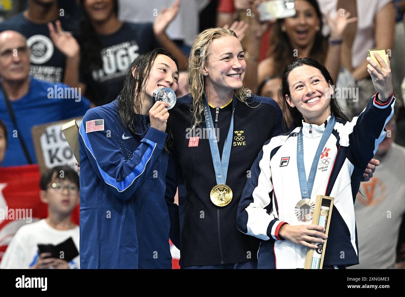 Paris, Frankreich. 31. Juli 2024. Torri Huske ( USA ) Silbermedaille ...