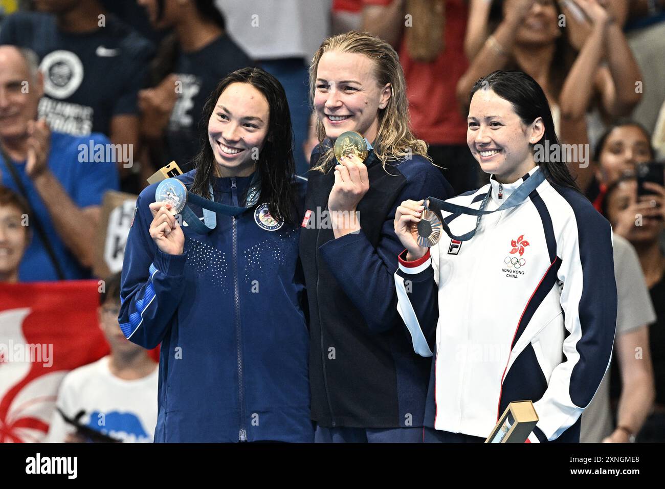 Paris, Frankreich. 31. Juli 2024. Torri Huske ( USA ) Silbermedaille ...