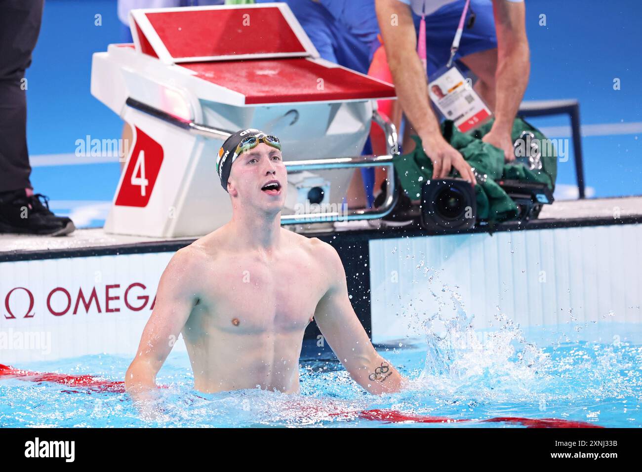 Daniel Wiffen (IRL), 30. JULI 2024 - Schwimmen: 800 m Freistil-Finale der Männer während der ...