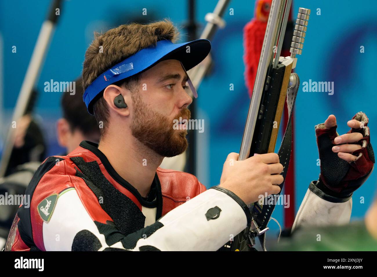 Norway's Jon-Hermann Hegg competes in the 50m rifle 3 positions men's ...