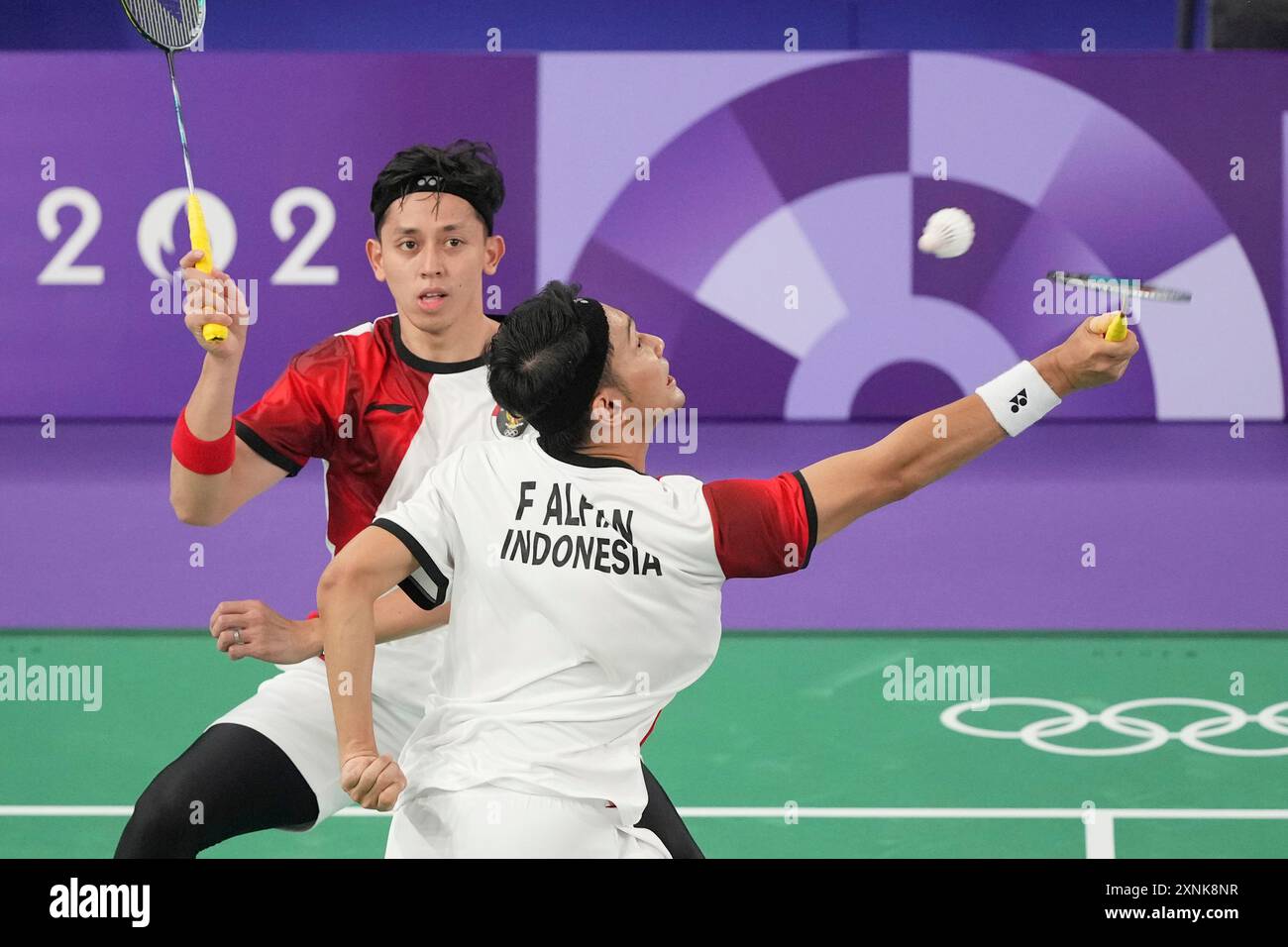 Indonesia's Fajar Alfian and Muhammad Rian Ardianto play against China ...
