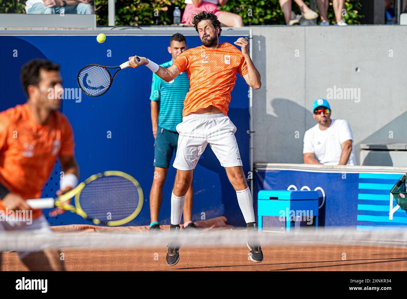 PARIS, FRANKREICH - 29. JULI: Robin Haase aus den Niederlanden tritt 2024 am 29. Juli 2024 im ...