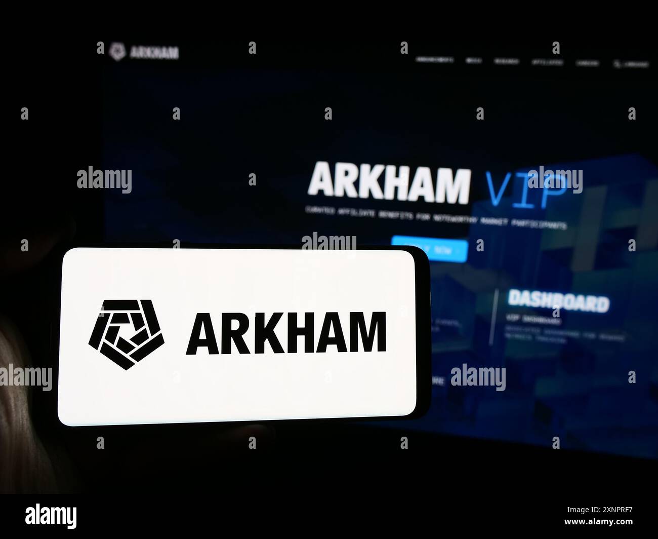 Arkham logo -Fotos und -Bildmaterial in hoher Auflösung – Alamy