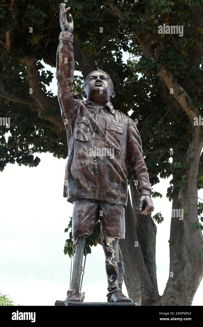 Valencia, Carabobo, Venezuela. August 2024. Eine andere Statue des ...