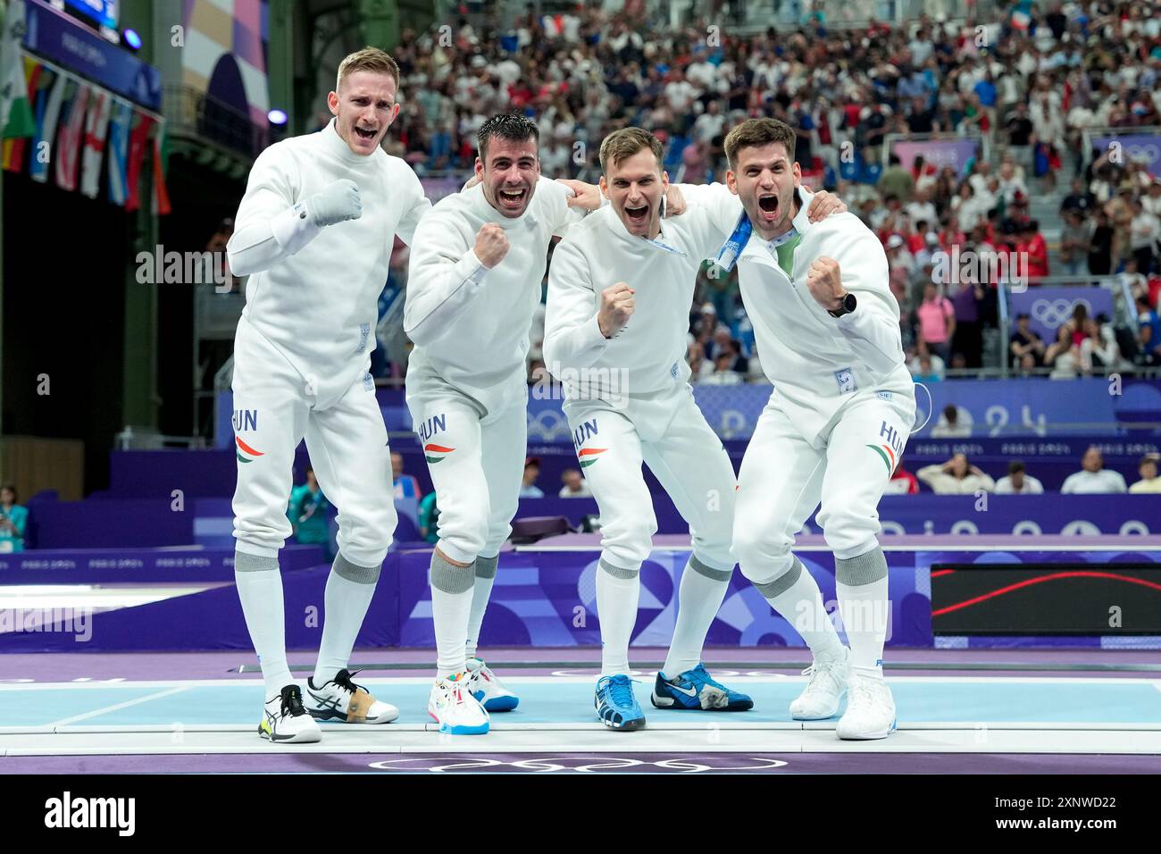 Paris, Frankreich. August 2024. PARIS, FRANKREICH - 2. AUGUST: L-R ...