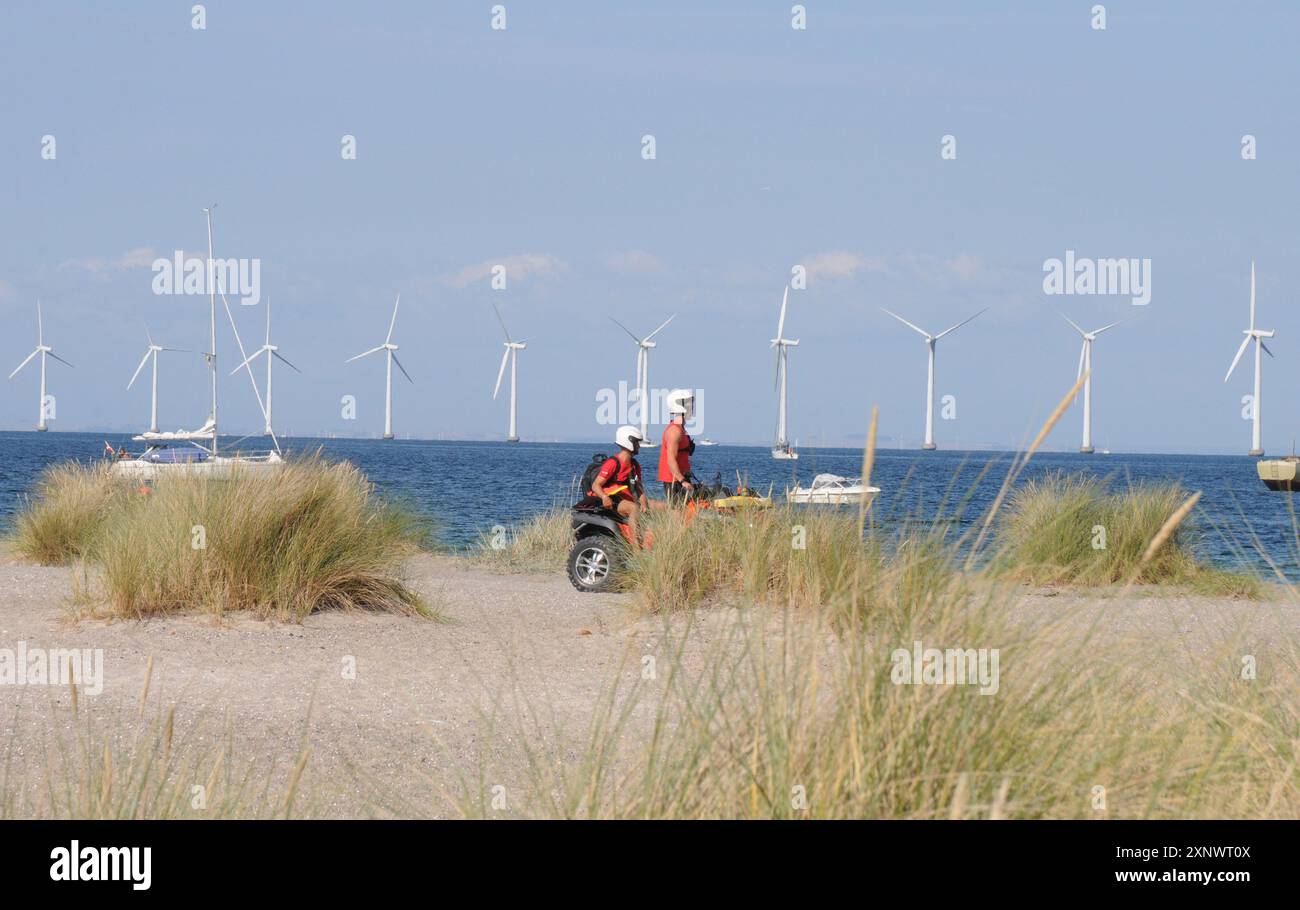 Aamager /Kopenhagen/ Dänemark/02 August 2024/ Amager Beach Ad auch ...