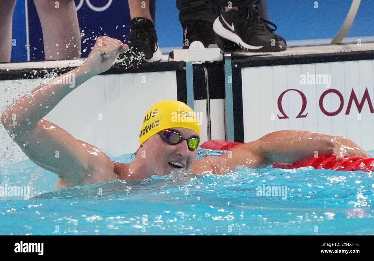 Paris, Frankreich. August 2024. Der australische Goldmedaillengewinner ...