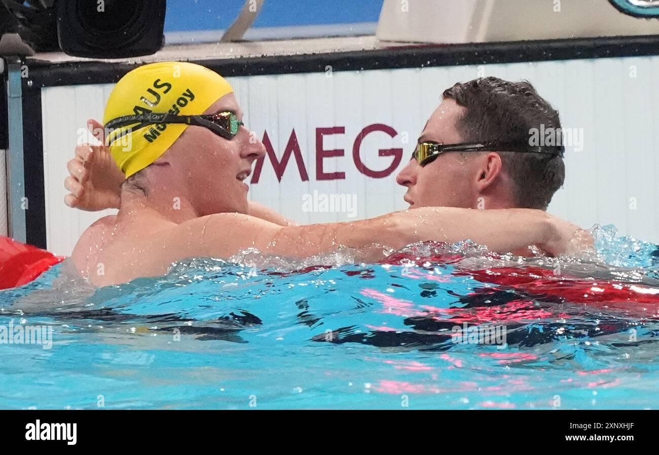 Paris, Frankreich. August 2024. Der Goldmedaillengewinner Cameron ...