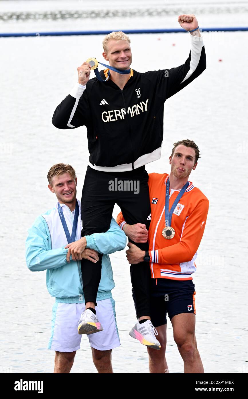 Vaires Sur Marne, Frankreich. August 2024. Olympia, Paris 2024, Rudern ...