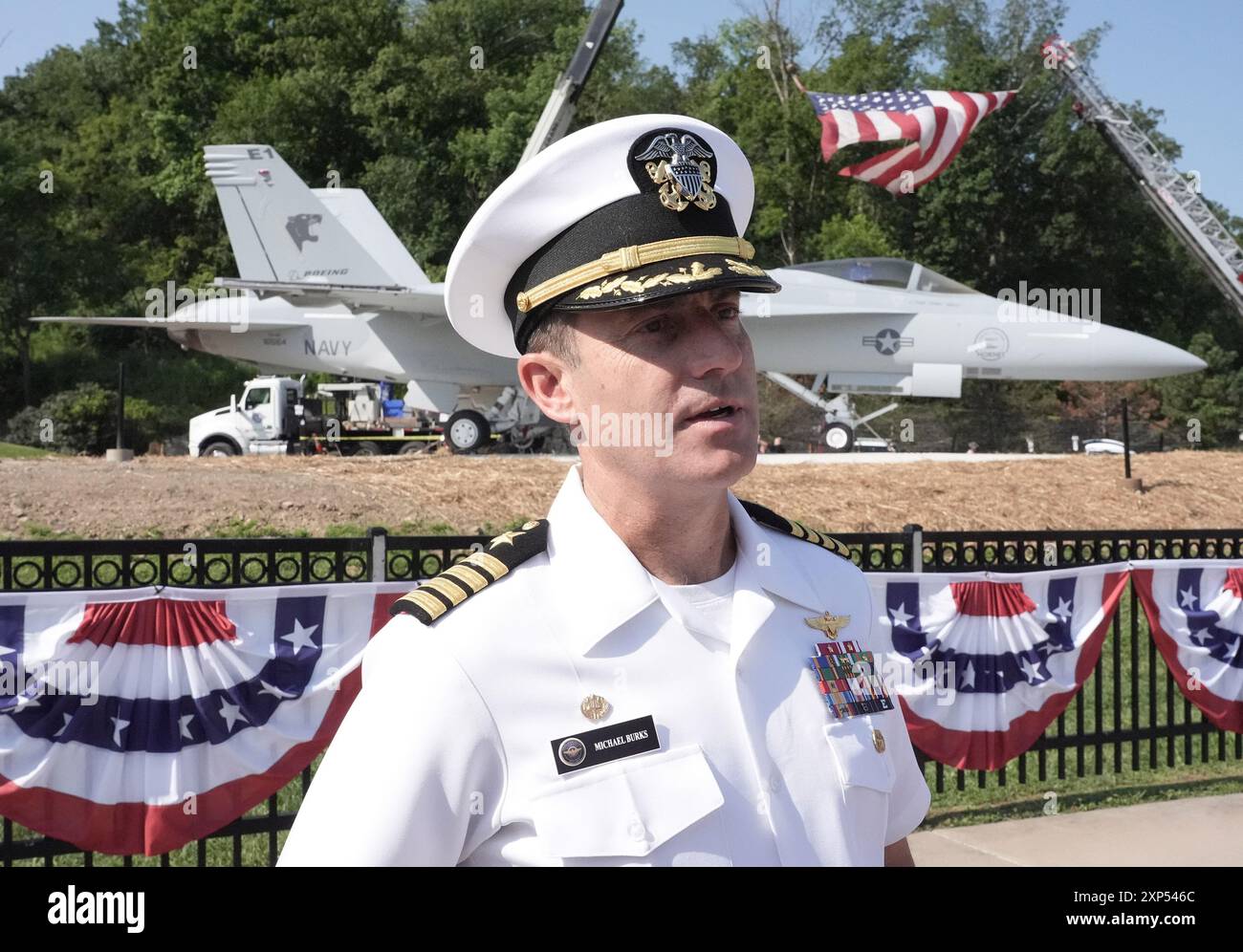 Kirkwood, Usa. August 2024. Mike Burks, Programmmanager der US Navy ...