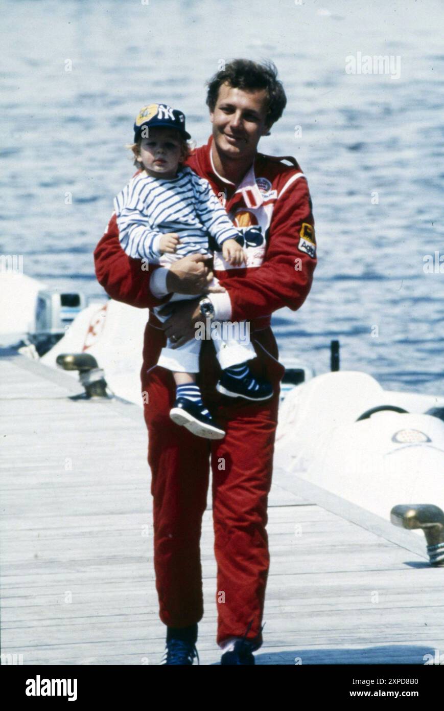 1986 Archivio Storico Olycom/LaPresse Andrea Albert Pierre Casiraghi ...