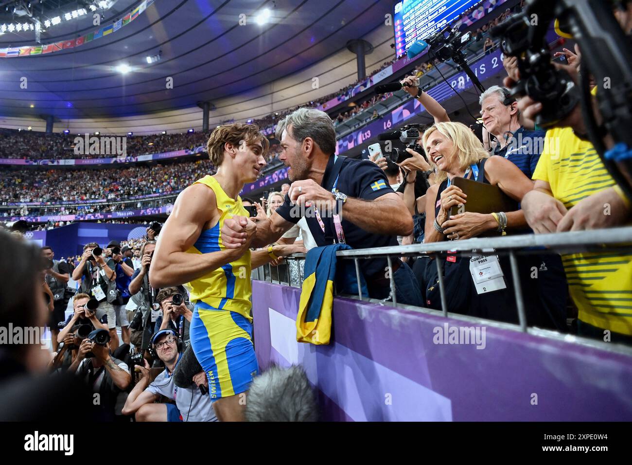 Saint Denis, Frankreich. August 2024. Der Goldmedaillengewinner Armand ...