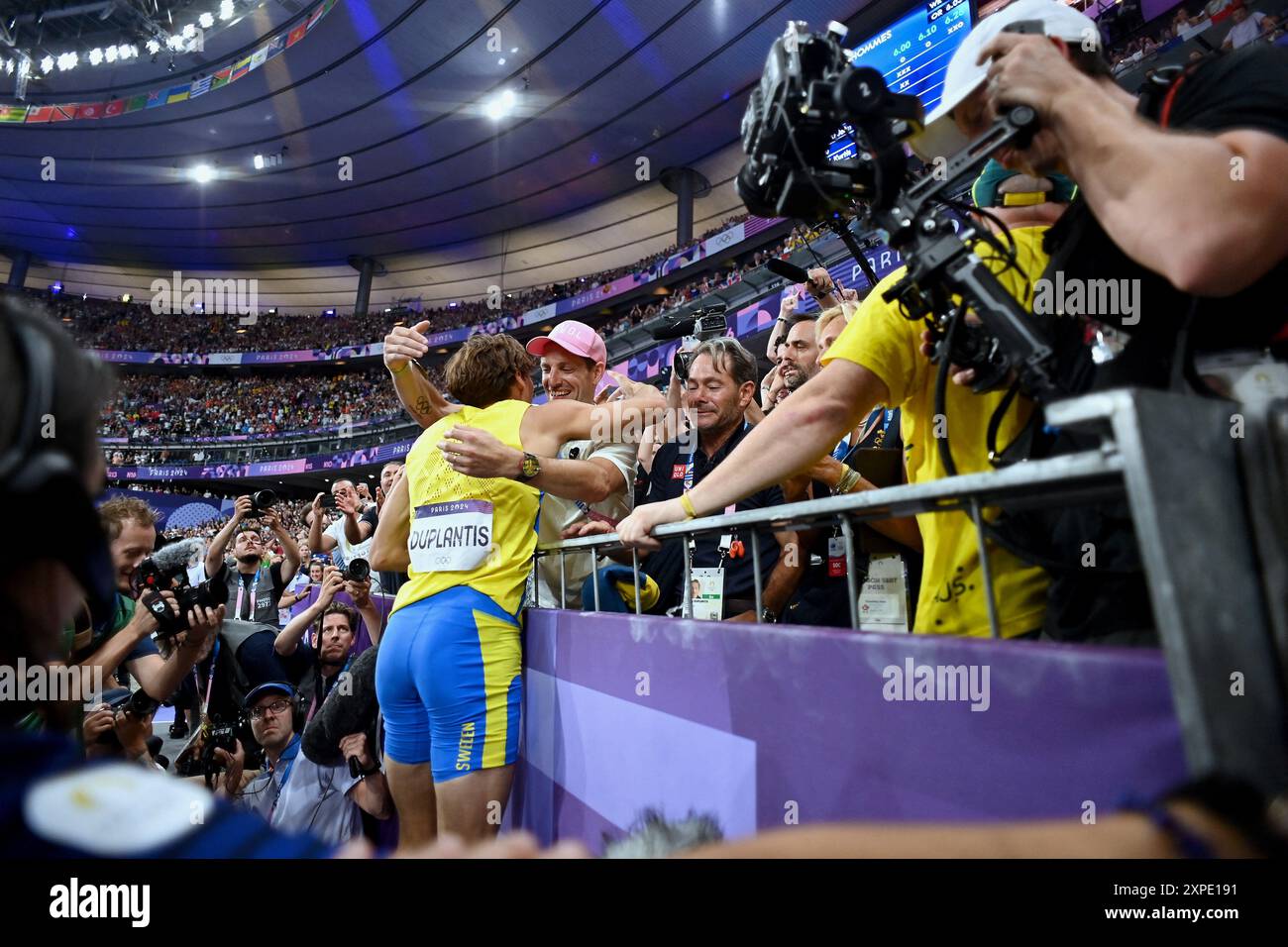 Saint Denis, Frankreich. August 2024. Der Goldmedaillengewinner Armand ...