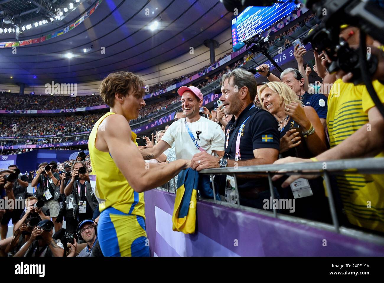Saint Denis, Frankreich. August 2024. Der Goldmedaillengewinner Armand ...