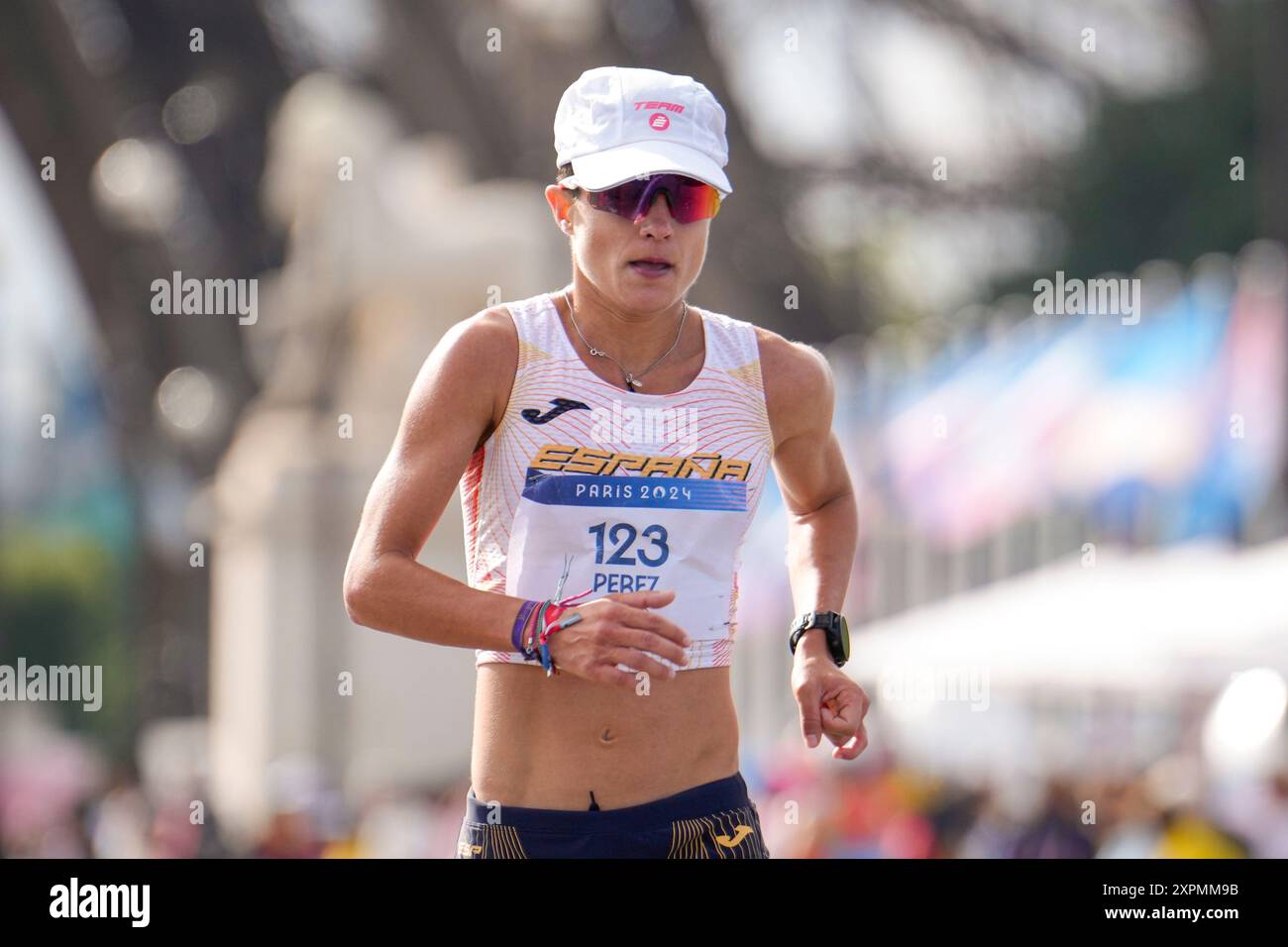 Spain's Maria Perez competes during the marathon race walk relay mixed ...