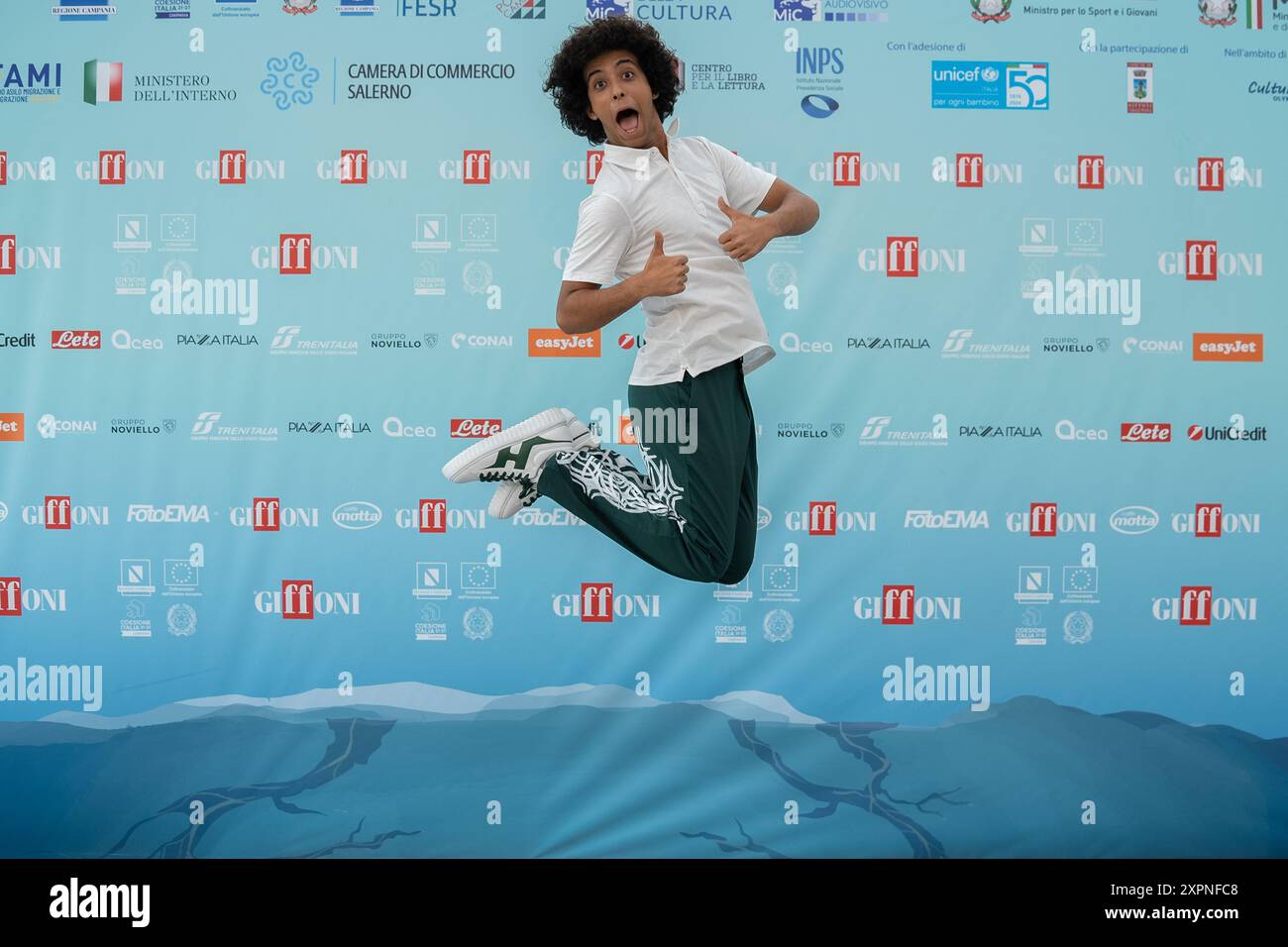 Giffoni Valle Piana, Italien. Juli 2024. Der italienische Schauspieler ...