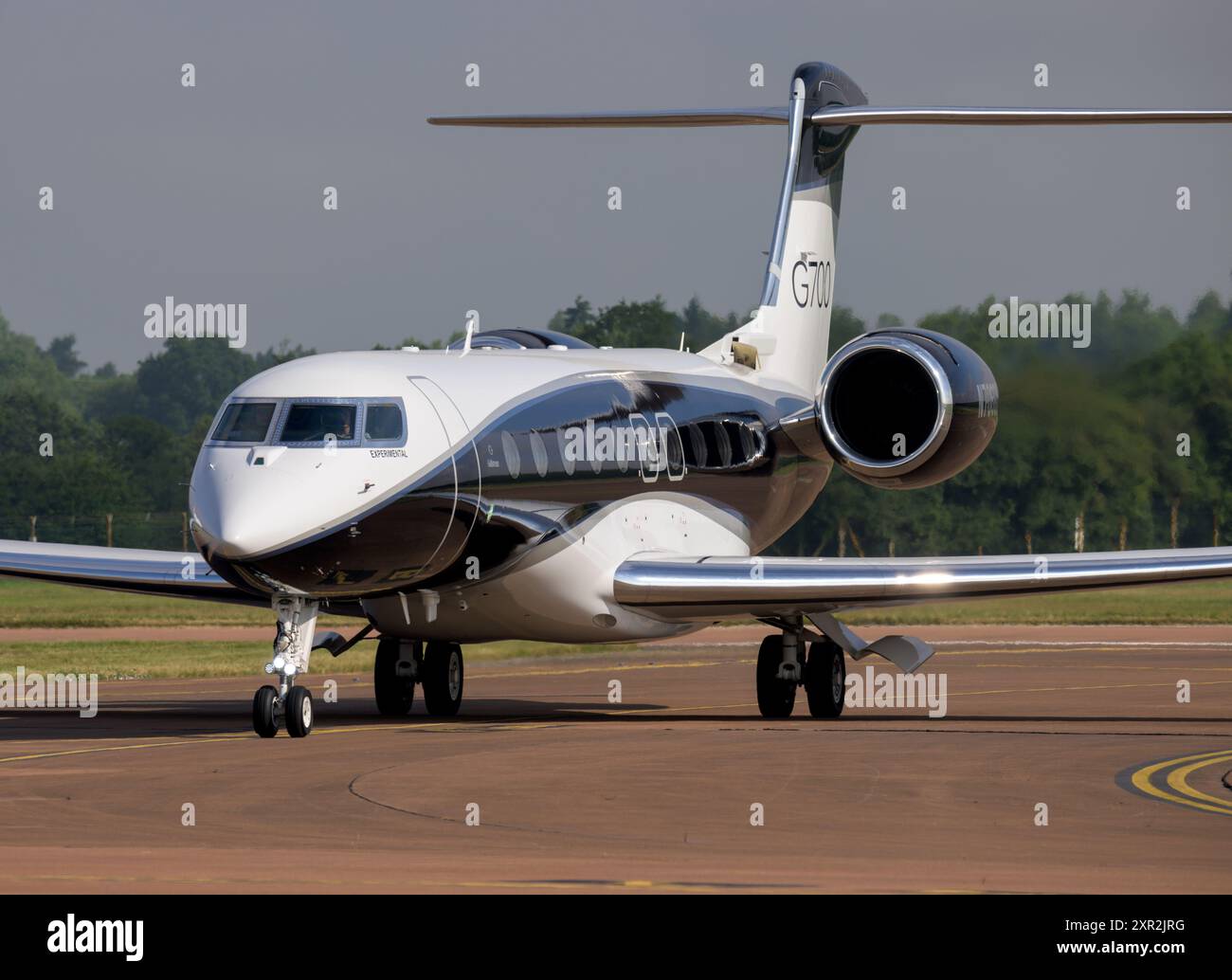 Gulfstream G700, N706GD, bei Ankunft am Royal International Air Tattoo ...