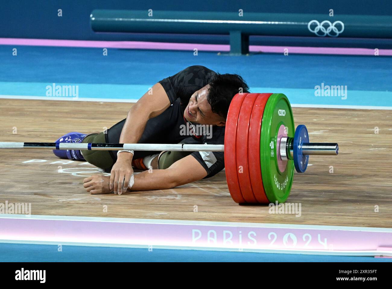 JUNIANSYAH Rizki of Indonesia reacts after winning the men's ...