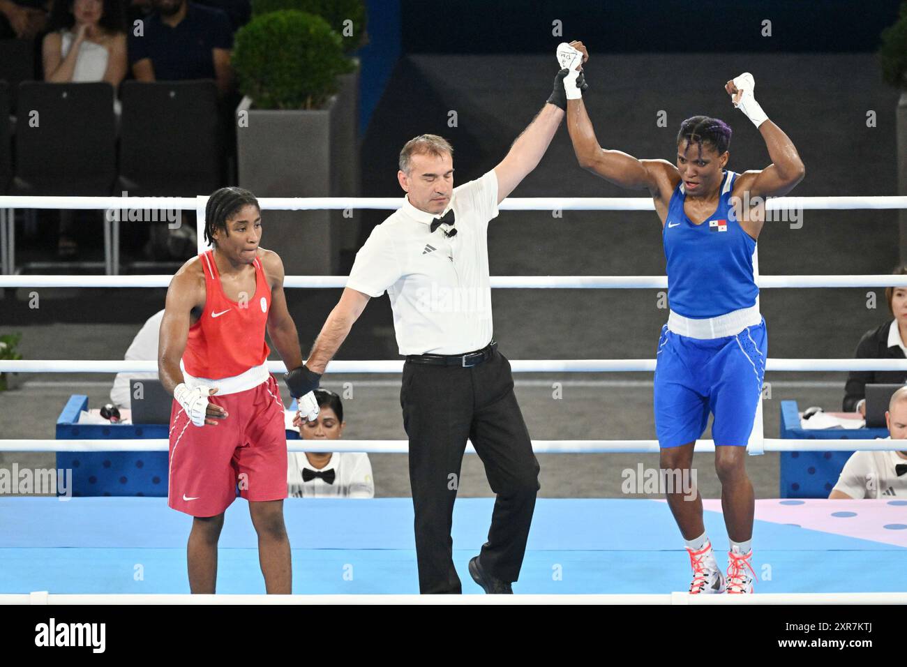 Paris, Frankreich. August 2024. Cindy Gewinner Djankeu Ngambba (EOR ...