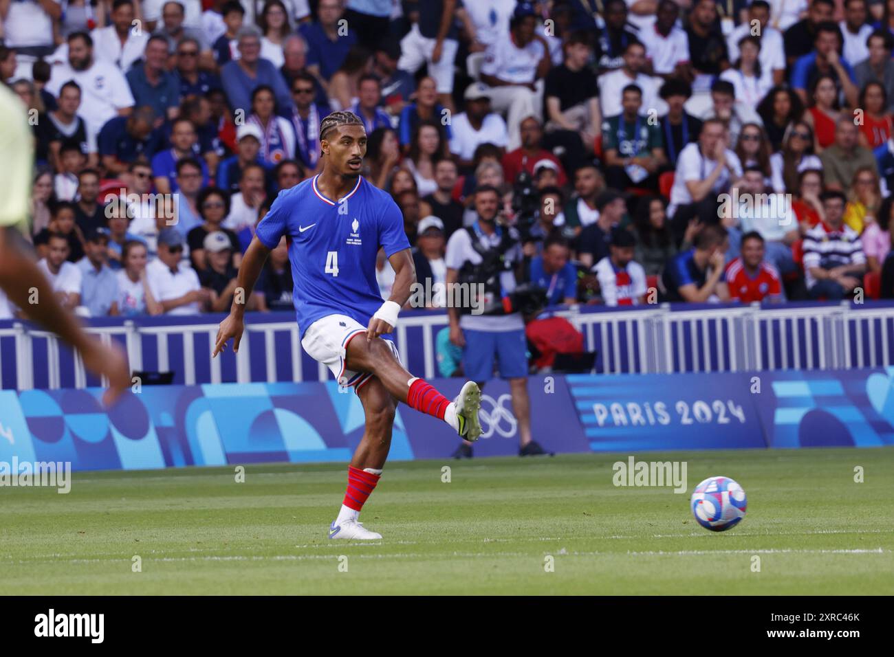 Paris, Frankreich. August 2024. Loic Badé von Frankreich, Fußball ...