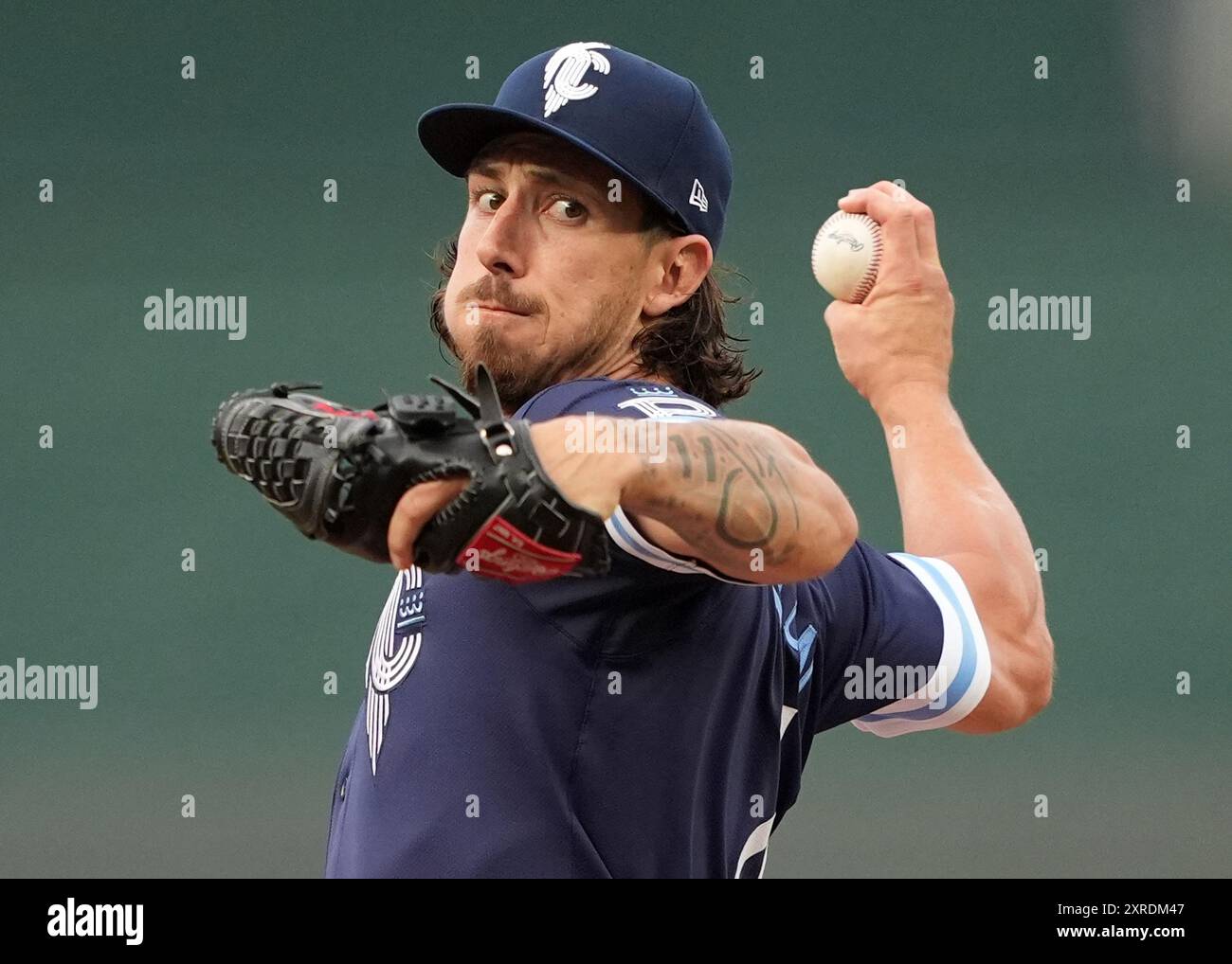 9. AUGUST 2024: Der Kansas City Royals Pitcher Michael Lorenzen (24 ...