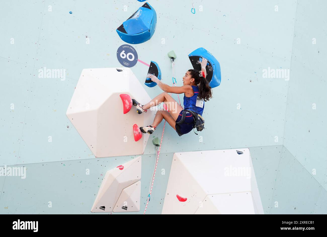 Brooke Raboutou aus den USA beim Women's Boulder & Lead Finale im Le ...