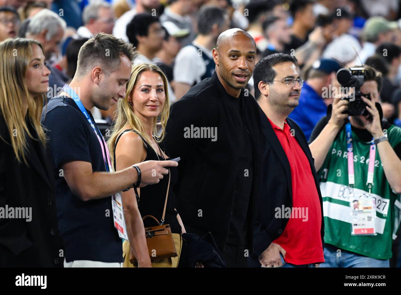 Thierry Henry Und Tony Parker Thierry Henry R Hi Res Stock Photography
