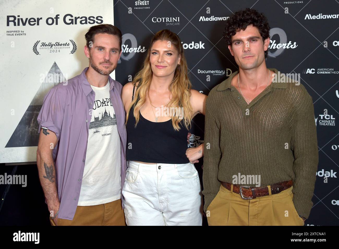 Derek Magyar, Kristen Gross und Dylan McTee bei Screening des Kurzfilms 'River of Grass' auf dem ...