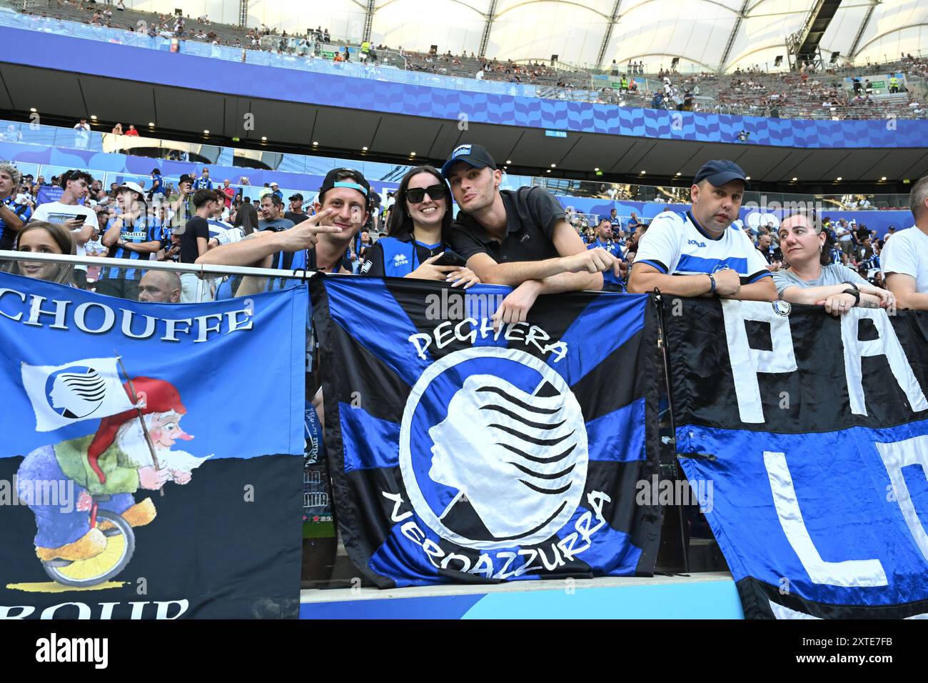 WARSCHAU - Atalanta BC Fans beim UEFA Super Cup zwischen Real Madrid CF ...