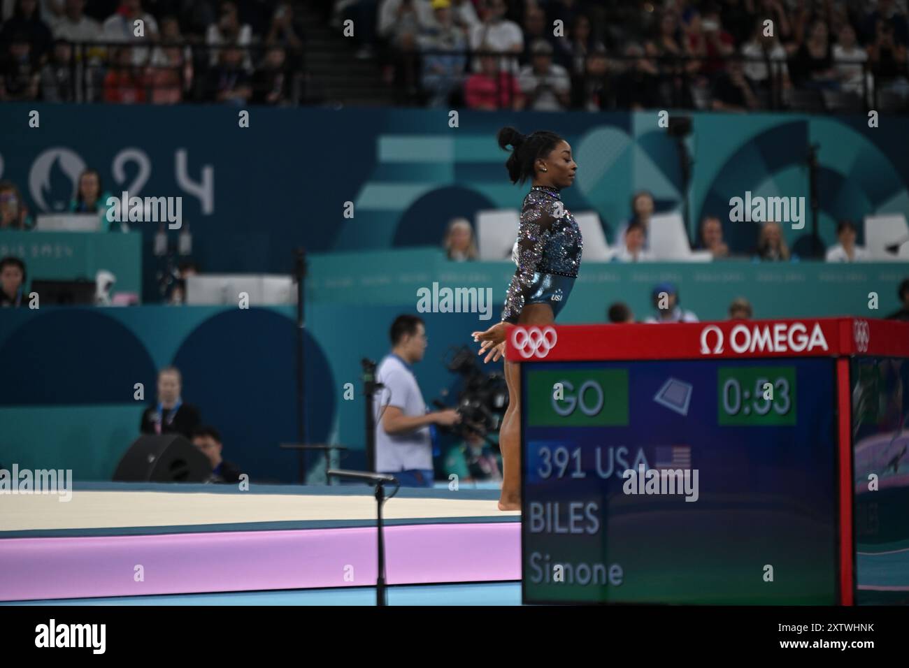 Simone biles paris 2024 -Fotos und -Bildmaterial in hoher Auflösung – Alamy