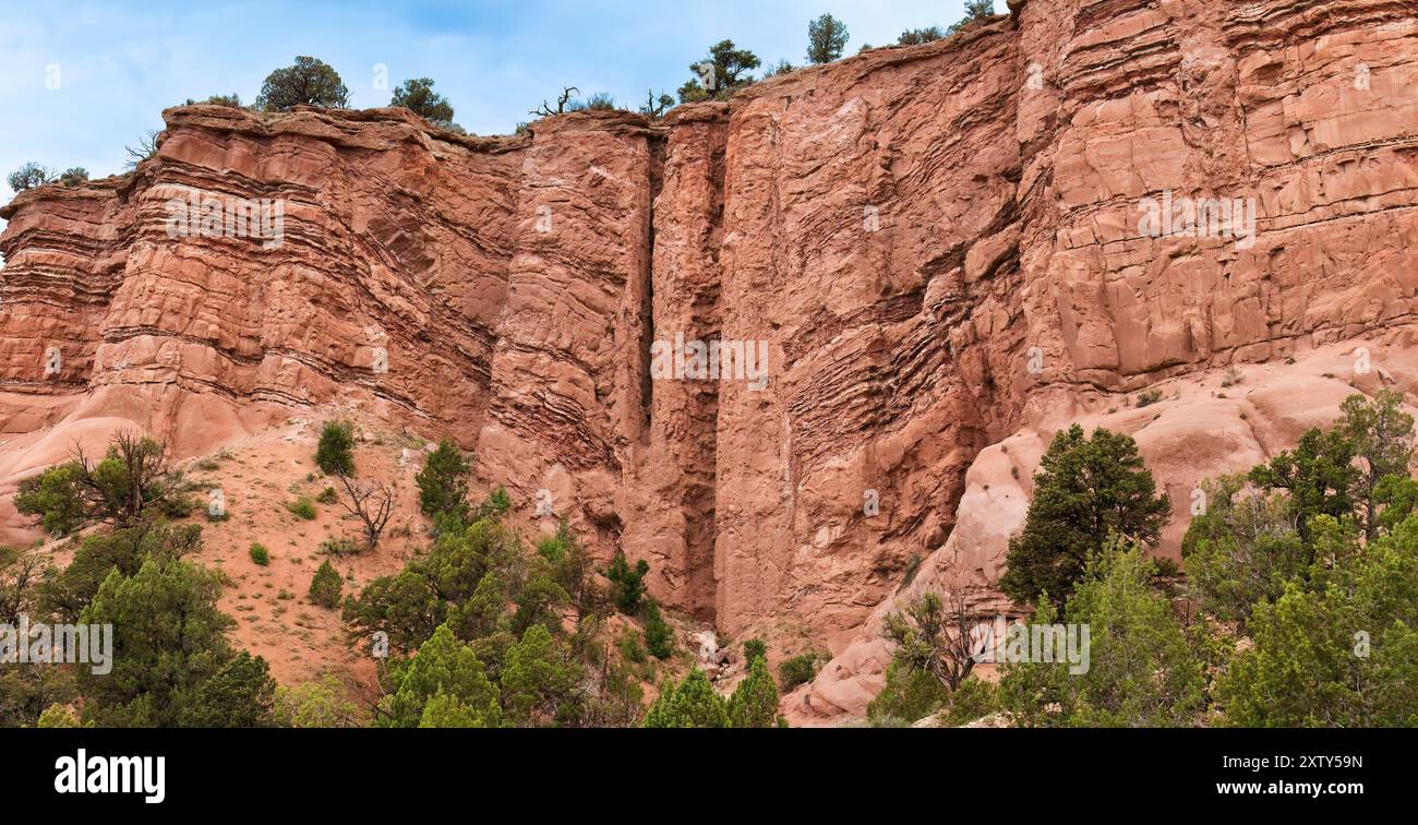 Exponierte Schichten zeigen Breccia Pipes - Colorado Plateau, eine ...