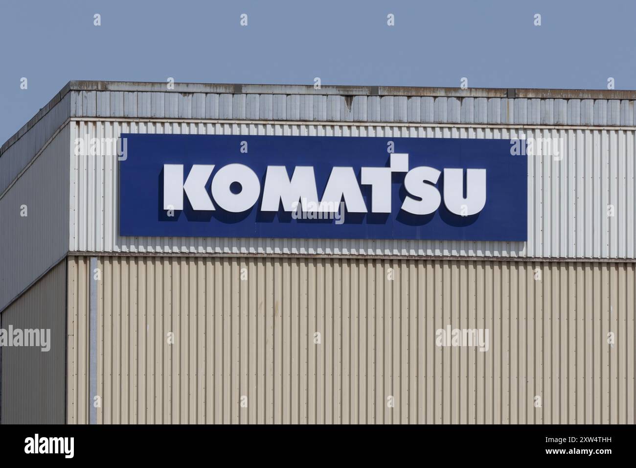 Milwaukee - 14. August 2024: Komatsu Mining Factory. Komatsu ist ein ...