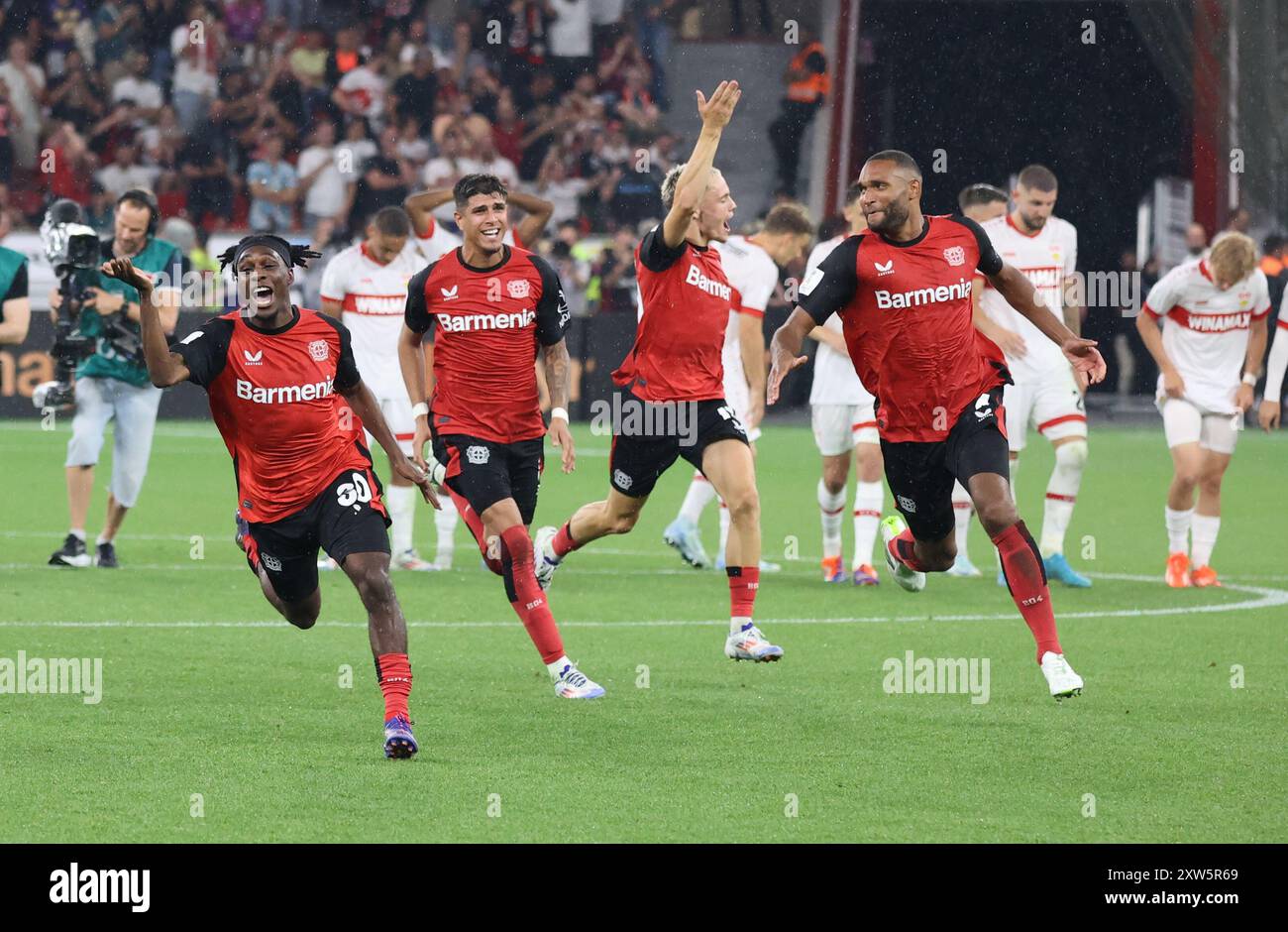 Leverkusen, Deutschland. August 2024. Abschlussfeier Bayer 04 ...